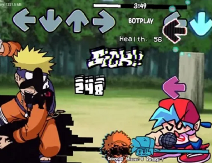 Play Friday Night Funkin Vs Corrupted Naruto Glitch Game Online for Free